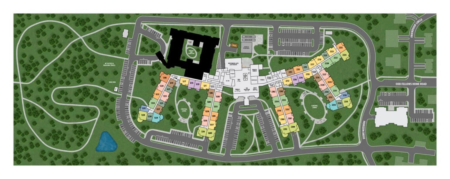 Campus Site Plan | Vista Point at Fairview